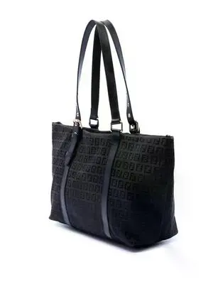 Fendi Zucchino Canvas Superstar Tote Bag