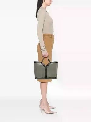 Saint Laurent Maxi Pvc Tote Bag