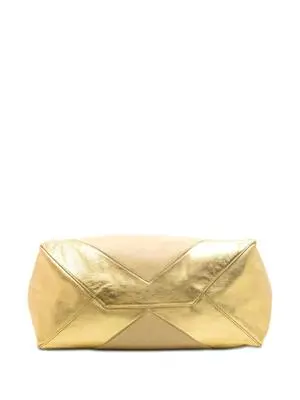 Celine Bicolor Lambskin Horizontal Cabas Tote Bag