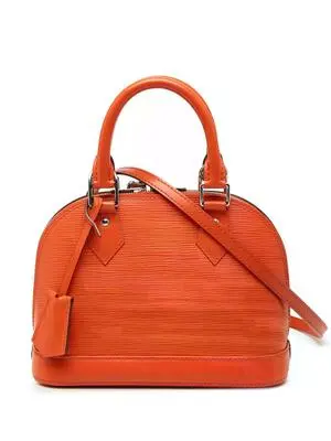 LOUIS VUITTON Epi Alma Bb Satchel - Orange