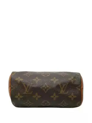 LOUIS VUITTON Monogram Mini Speedy Hl Satchel