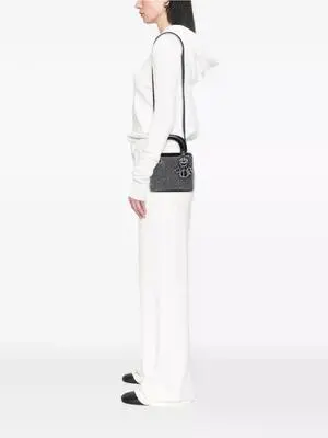 Dior 1998 Mini Tweed Lady Satchel