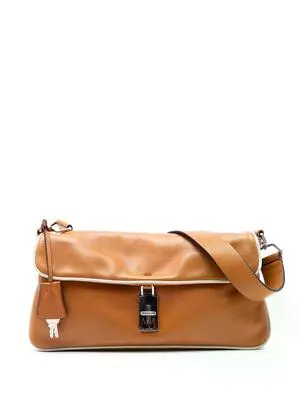 Prada Leather Shoulder Bag - Brown