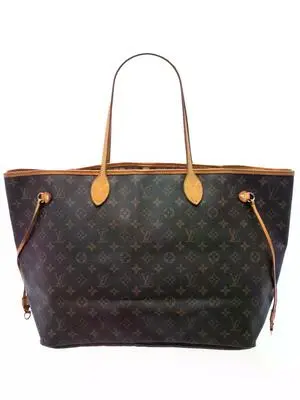 LOUIS VUITTON Monogram Neverfull Gm Tote Bag - Brown