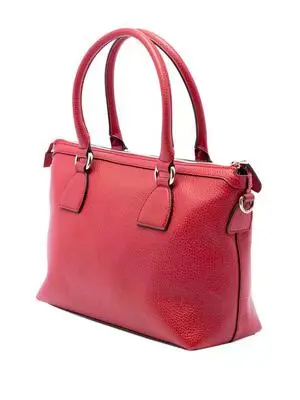 Gucci Gg Charm Satchel In Calfskin
