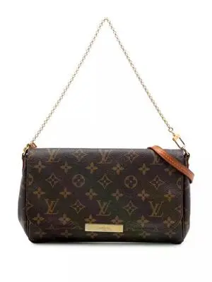 LOUIS VUITTON Monogram Favorite Mm Satchel - Brown