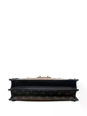 LOUIS VUITTON Monogram Reverse Trunk Clutch Crossbody Bag