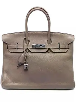 Hermès 35 Birkin Retourne Handbag - Brown