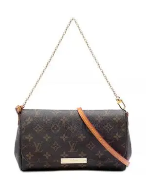 LOUIS VUITTON Monogram Favorite Mm Satchel - Brown