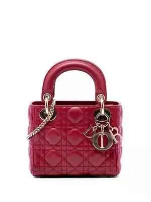Dior Mini Lady Satchel - Red