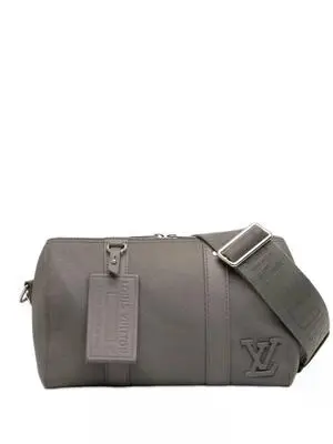LOUIS VUITTON 2021-2026 Aerogram Keepall City Crossbody Bag - Grey