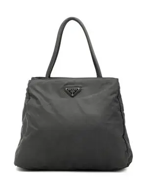Prada Tessuto Tote Bag - Grey