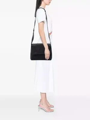 Gucci Gg Denim Messenger Bag - Black