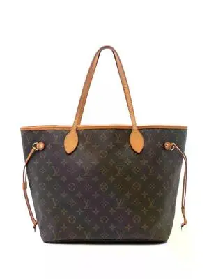 LOUIS VUITTON Monogram Neverfull Mm Tote Bag - Brown