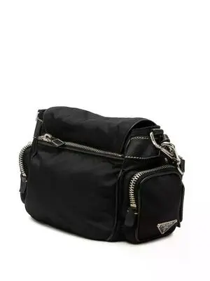 Prada Tessuto Buckle Messenger Bag
