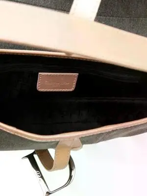 Dior 2002 Denim Jean Pocket Saddle Shoulder Bag