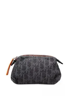 Dior Denim Trotter Flight Cosmetic Pouch - Blue