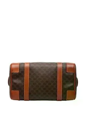 Celine Macadam Coated Canvas Boston Bag