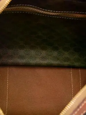 Celine Macadam Coated Canvas Boston Bag