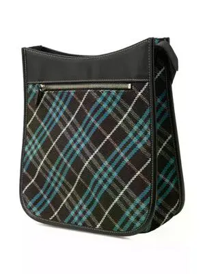 Burberry Nova Check Canvas Crossbody Bag