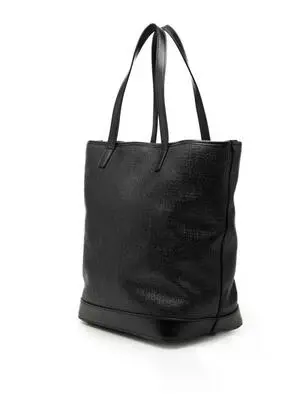 Saint Laurent Raffia Teddy Shopping Tote Bag