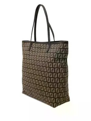 Fendi Zucchino Canvas Tote Bag