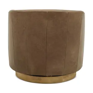 MOE'S HOME COLLECTION Oscy Leather Swivel Chair
