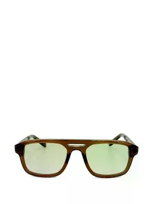 YELLOWS PLUS Seth Aviator Eyeglasses - Brown