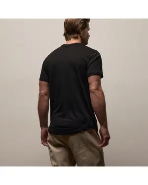 JAMES PERSE Clear Jersey Crewneck Tee - Black