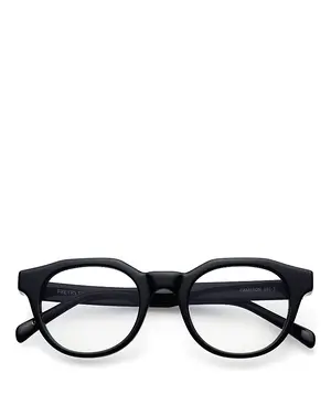 FREYRS EYEWEAR Cameron Round Blue Light Reading Glasses - Black