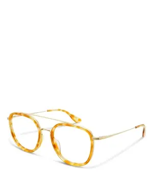 FREYRS EYEWEAR Round Weston Blue Light Reading Glasses - Light Tortoise