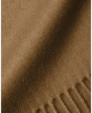 Prada Silk And Cashmere Scarf - Brown