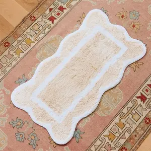 WEEZIE Scallop Bath Rug - Dune