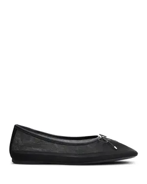 Rag & Bone Poppi Ballet Flats - Black Mesh