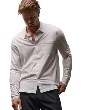 JAMES PERSE Clean Finish Jersey Shirt - White