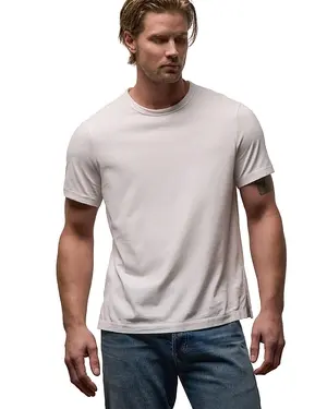 JAMES PERSE Heavy Luxe Jersey Crew Tee - White