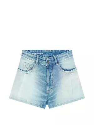 DIESEL® Faded Denim Relaxed Fit Shorts