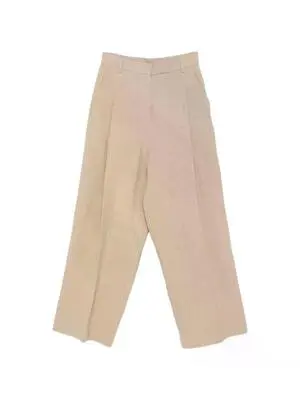 N°21 Pleated Wide-leg Trousers