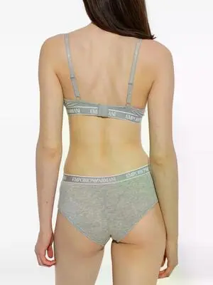 Emporio Armani Logo-tape Underwired Bra