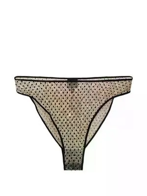 TOM FORD Polka-dot Lace Briefs - Neutrals