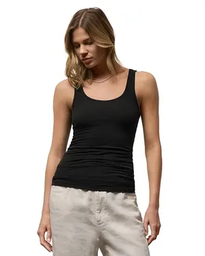 JAMES PERSE Long Jersey Tank - Black