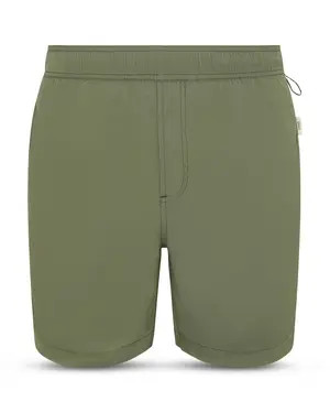 Onia Mb" Nylon Swim Trunks - Olive