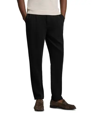 Onia Lyocell Pleated Trousers - Black