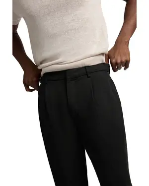 Onia Lyocell Pleated Trousers - Black
