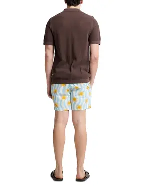 Onia Charles 5" Swim Trunks - Light Blue Multi