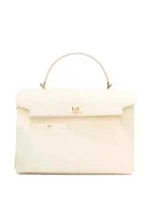 ANYA HINDMARCH Twist-lock Top-handle Tote Bag - Neutrals