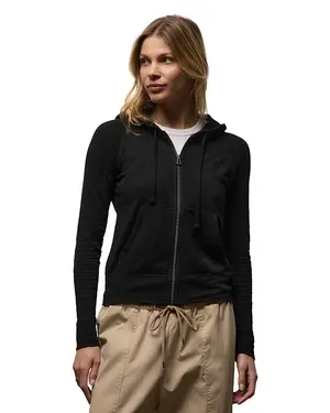 JAMES PERSE Vintage French Terry Zip-up Hoodie - Black