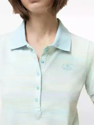 Burberry Striped Cotton Polo Shirt