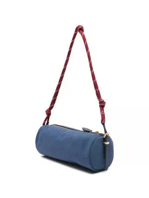 Miu Miu Gabardine Shoulder Bag - Blue