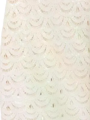 MC2 SAINT BARTH Raya Sequin-embellished Crochet Knit Top